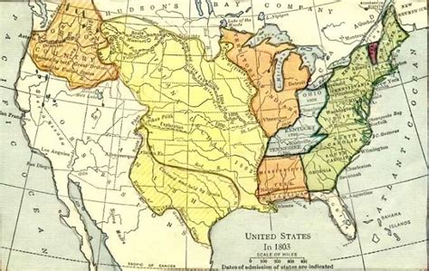 Map Of America 1803