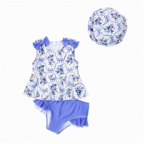 Ccpelsie Girls Swimsuit Two Piece High Waist Girls Bathing Suit Cute