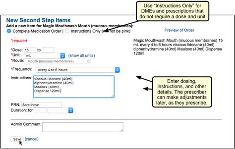 Create Custom Medication Items In Pcc Erx Pcc Learn