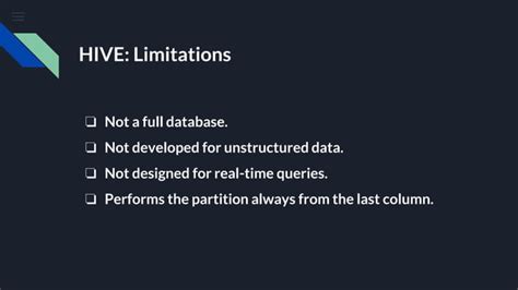 Presentation On Hive Big Data Analyticspptx