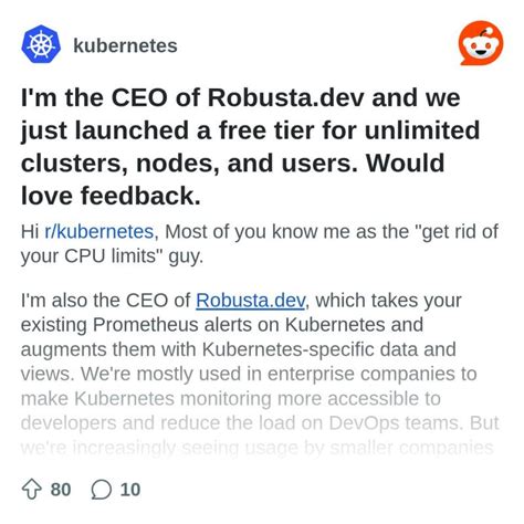 natan yellin on linkedin from the kubernetes community on reddit i m