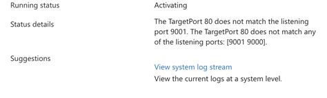 Azure Container Apps Does Not Match The Listening Port Microsoft Qanda
