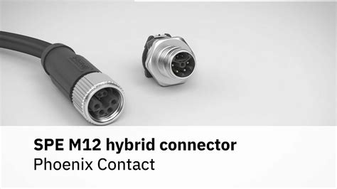 More Power For Single Pair Ethernet With The M12 Hybrid Connector Youtube