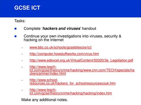 Ppt Gcse Ict Powerpoint Presentation Free Download Id 559065
