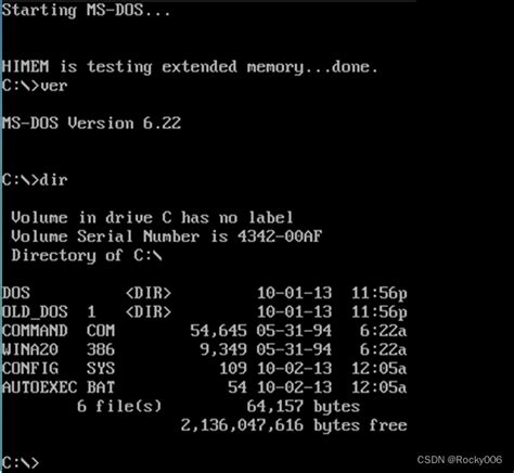 操作系统的发展史（doswindows篇）操作系统rocky的发展历程 Csdn博客