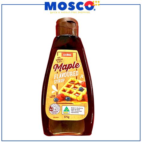 Coles Maple Flavoured Syrup 375g Mosco Philippines