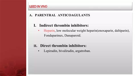 Anticoagulants Pptx