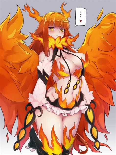 Phoenix Monster Girl Encyclopedia Drawn By Yonagasan Danbooru