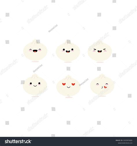 Bao Character Image Art Vector Stock Vector Royalty Free 2225974281