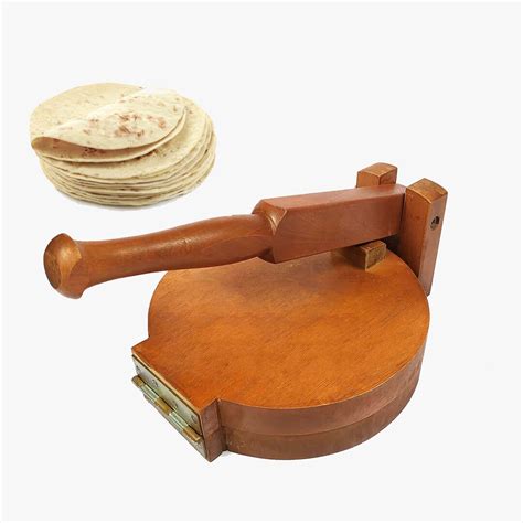 High Quality Manual Press Wooden Roti Maker Ronaq Kitchen Tools
