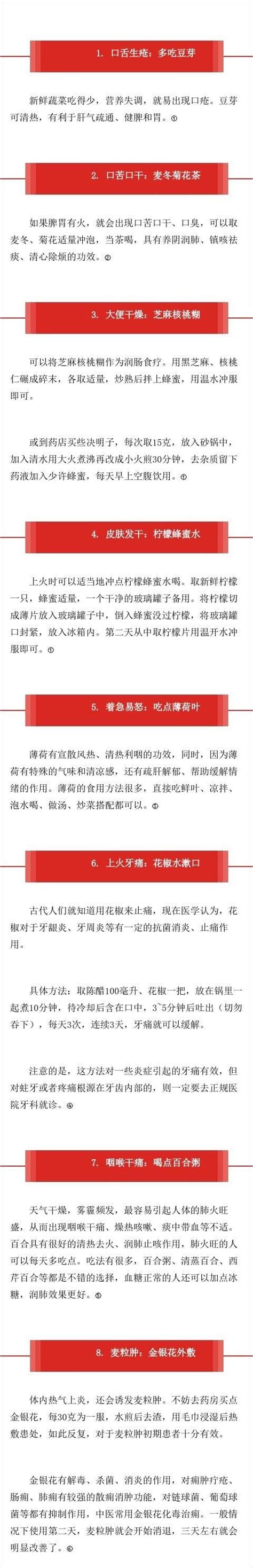 又上火了別急著吃藥分享幾個小驗方 每日頭條