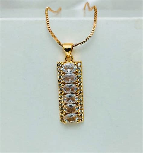 Beautiful White Zircon Locket Jewelry Set Zv Zeverat Pk