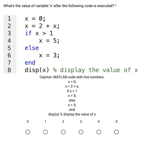 Solved What S The Value Of Variable X After The Chegg