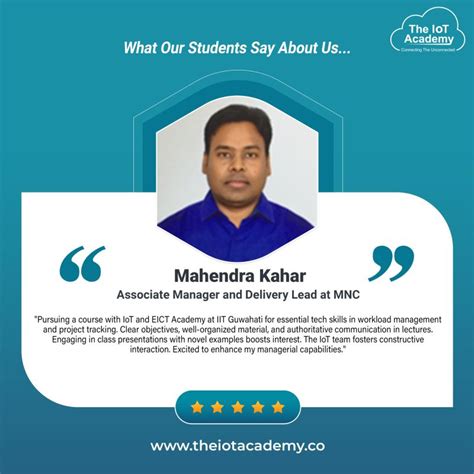 The Iot Academy On Linkedin Theiotacademy Successstories