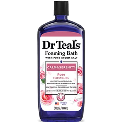 Dr Teals Bubble Bath Rose 1l