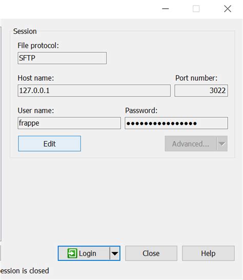 Connect Winscp To Erpnext Vm Frappe Framework Frappe Forum