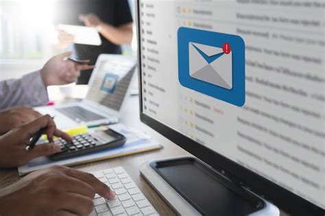 Premium Photo Man Using Laptop On Table