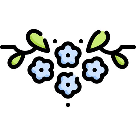Hydrangea Special Lineal Color Icon Hydrangea Special Lineal Color Icon
