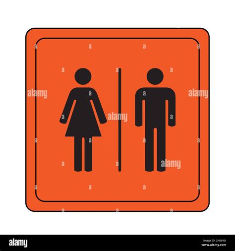 Wc Sign Concrete Stock Vector Images Alamy