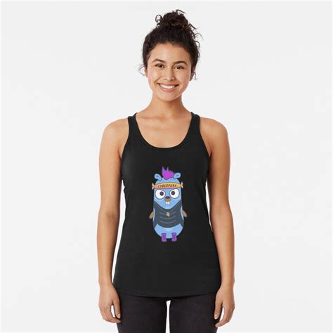 Golang Gopher Punk Style Sticker For Sale By Karinkasvit Redbubble