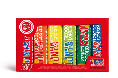 Tonys Chocolonely Chocolate Bar Pack Candy Variety Pack