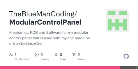 GitHub TheBlueManCoding ModularControlPanel Mechanics PCB And Software For My Modular