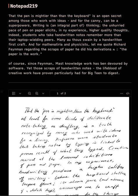 A Marriage Between Handwritten Notes And Obsidian