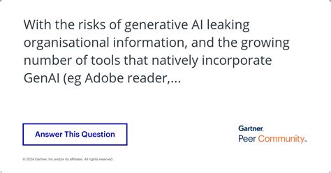 with the risks of generative ai leaking organisational information and