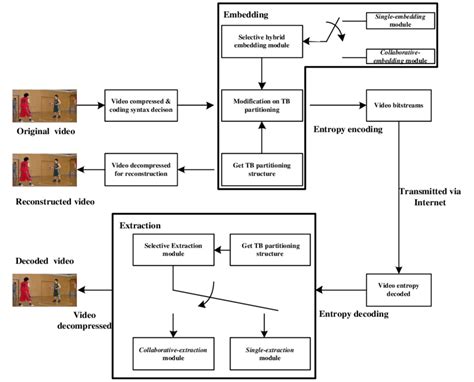 Architecture Of The Proposed Transform Block Decision Based Data Hiding