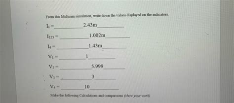 solved 4 in multisim build circuit 2 as diagrammed run the