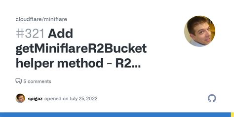 Add Getminiflarer2bucket Helper Method R2 Helper Method · Issue 321