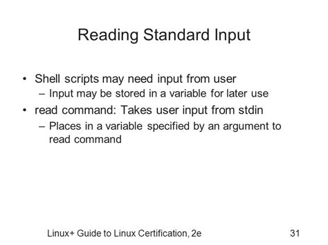 Linux Guide To Linux Certification Second Edition Ppt Download
