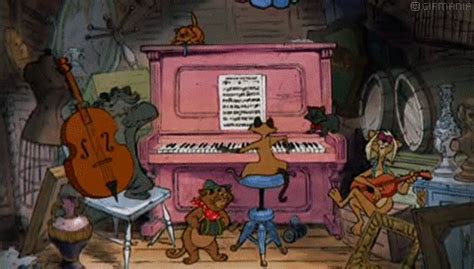 Banda Gato Jazz En Aristogatos  Animado Mister