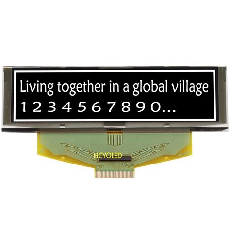 Multi Purpose 3 12 Inch Oled Display 256x64 Resolution For Medical Handheld Instrumentation