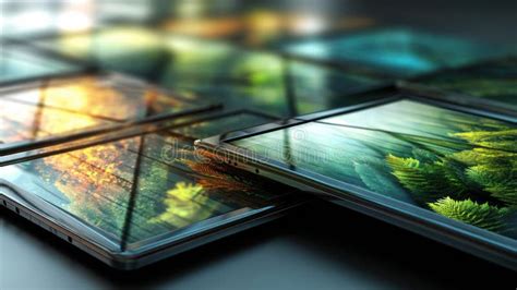 Foldable Touchscreen Tablet Transforms Into Laptop Showcasing Modern Technology And Clean Design