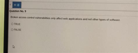 Solved 51iquestion No 9broken Access Control