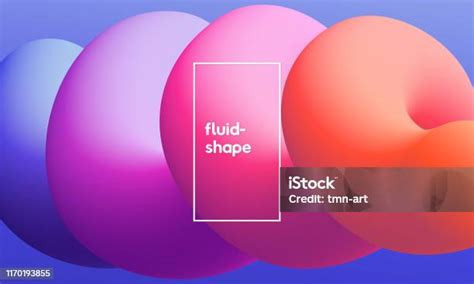 추상 3d 유체 모양 벡터 배경입니다 유행 다채로운 현대 배경입니다 미래 벽지 액체에 대한 스톡 벡터 아트 및 기타 이미지 액체 입체 이미지 밝은 색상 Istock