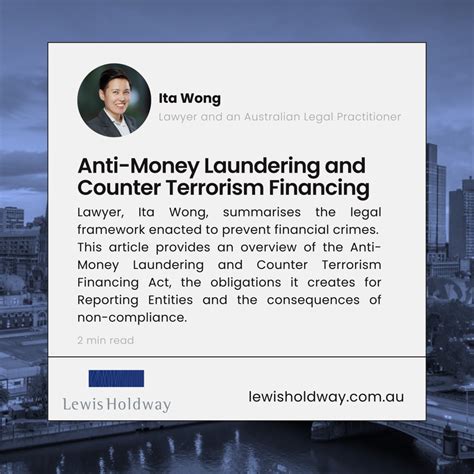 Anti Money Laundering And Counter Terrorism Financing