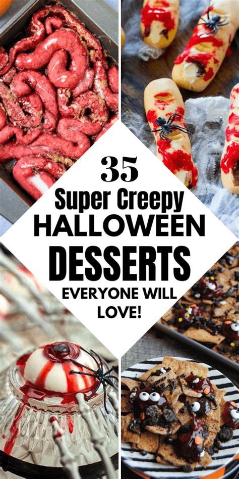 35 Easy Halloween Desserts For Creepy Parties Halloween Desserts