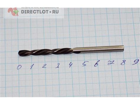 Сверло 4 8 мм р18 с цилиндрическим хвостовиком левое СССР купить в Пензе цена 33 00 Р на