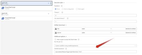 How To Run Agent Job In Azure DevOps On Artifact Conditions Stack Overflow