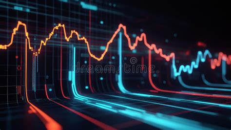 Financial Data Visualization Stock Market Trends And Analysis On A