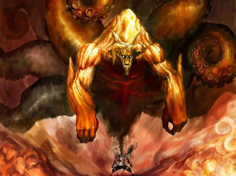Eight Tails And Killer Bee Hd Wallpaper