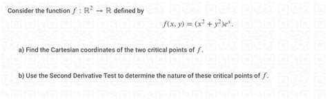 Solved Consider The Function F R R Defined By Chegg