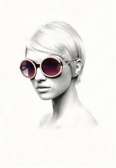 Девушка В Очках Рисунок 44 Фото