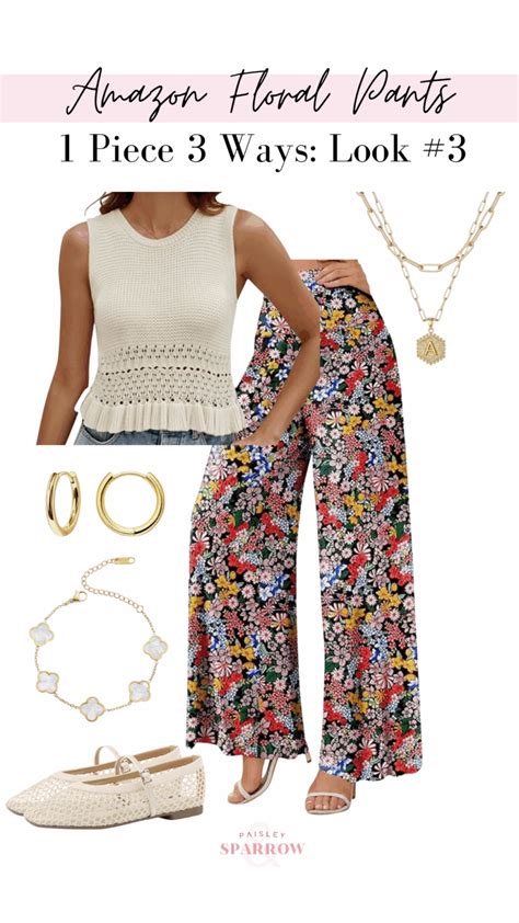 How To Style Floral Pants 6 Different Ways Bold Pattern Styling