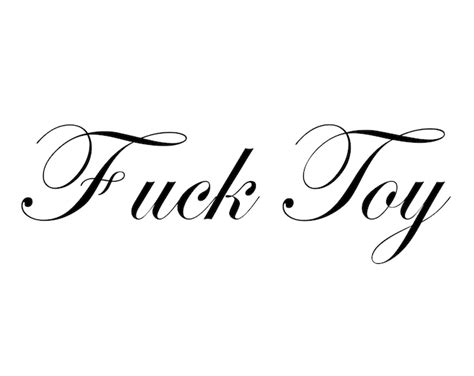 Fuck Toy Temporary Tattoo Etsy