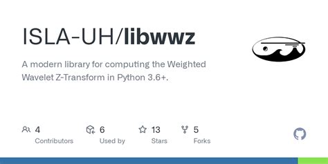 Github Isla Uh Libwwz A Modern Library For Computing The Weighted Wavelet Z Transform In