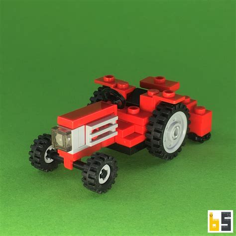 Mini Tractor Kit From Lego Bricks The Brickworms