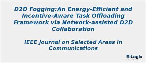 Task Offloading Framework Via Network Assisted D2d S Logix